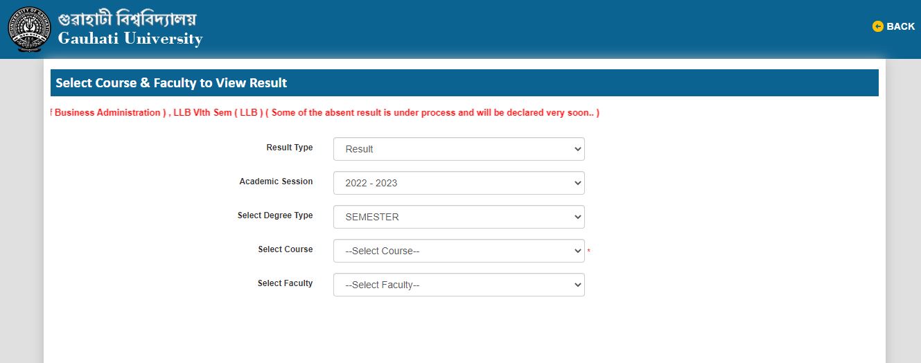 GU 5th Semester Result 2023 (Out) Check Gauhati University UG Results ... GU 5th Semester Result 2023 (Out) Check Gauhati University UG Results ...